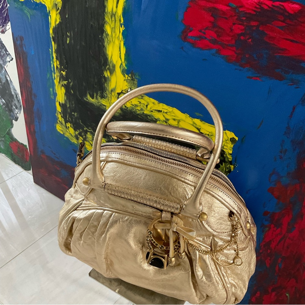 Juicy Couture Gold Top Handle Bag - Gem